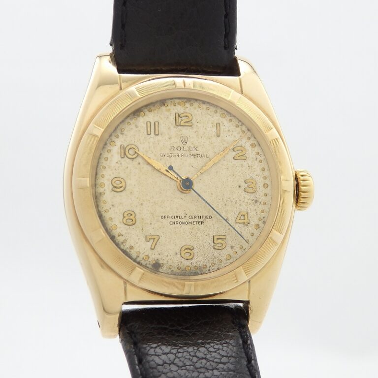K14YG ROLEX バブルバック 6011 Cal.NA 1940年代 – 本橋時計店