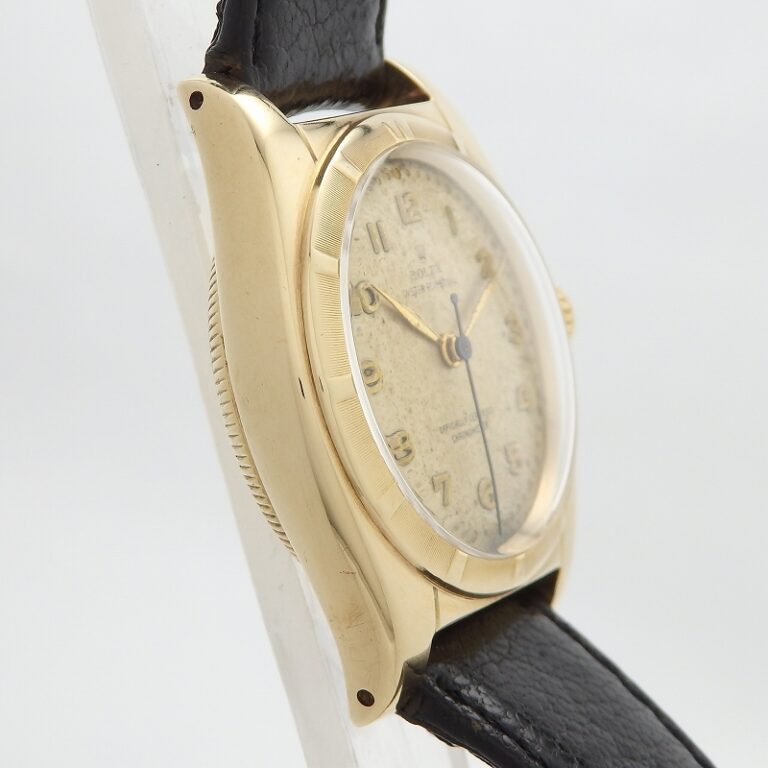 K14YG ROLEX バブルバック 6011 Cal.NA 1940年代 – 本橋時計店